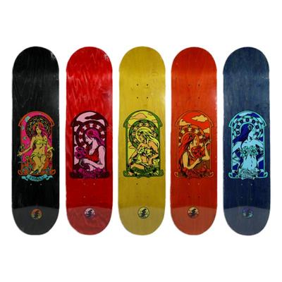 顶层纤维沸点高端专业双翘滑板