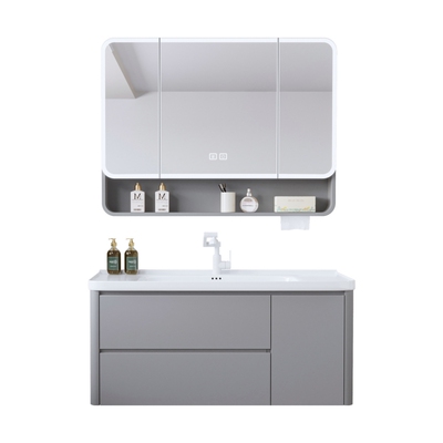 九牧王铝蜂窝浴室柜陶瓷一体盆