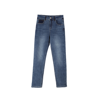 素芭摩登复古休闲牛仔裤