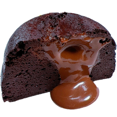 婷子低卡巧克力爆浆蛋糕无蔗糖