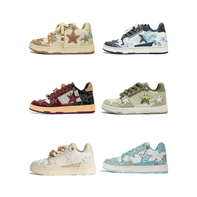 kaalixto星星鞋板鞋国潮牌厚底休闲小众设计2025秋冬新款板鞋