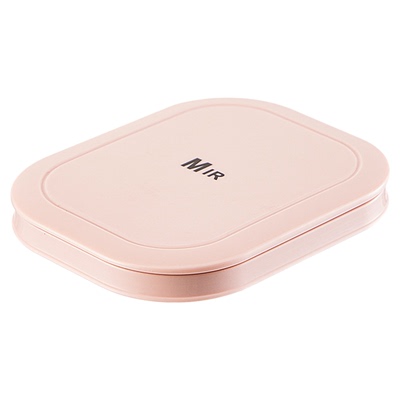 随身化妆镜三色补光翻盖补妆镜