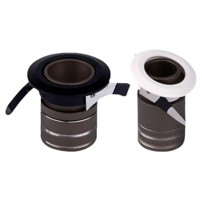 黑色小角度led聚光小射灯5度天花筒灯1W3W5W开孔3.5 4公分35 45mm