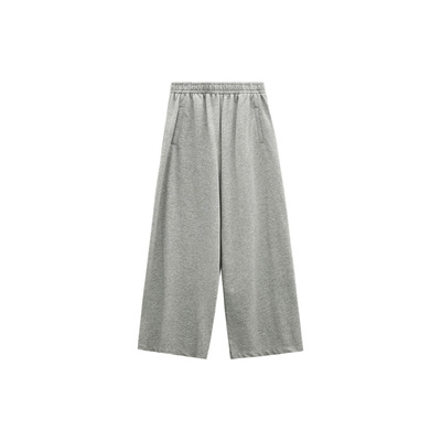 美式简约宽松休闲阔腿卫裤