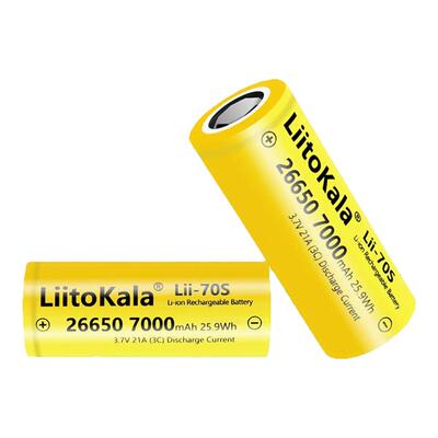 LiitoKala LiitoKala Lii-70S 3.7V 26650 7000mAh 3C 适配无人机