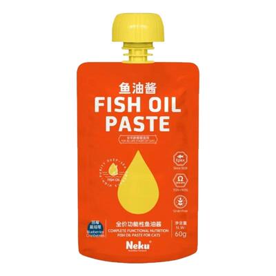呢酷Neku功能性鱼油主食酱包60g*6包猫咪零食全价猫罐头营养湿粮