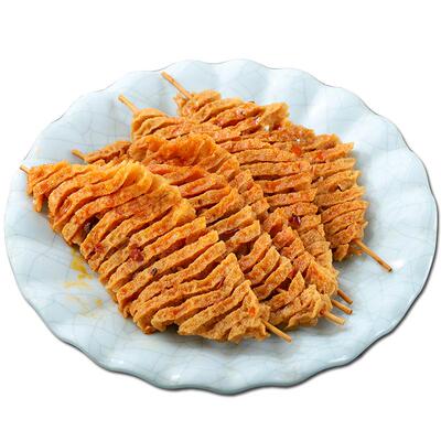 豆制品整箱山西商用兰花干豆腐串