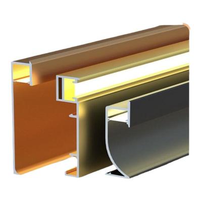 铝合金led嵌入式暗装发光踢脚线