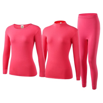 中老年薄款棉毛衫套装