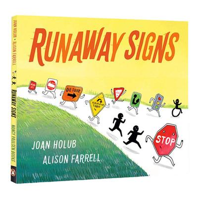 逃走的符号英文精品绘本