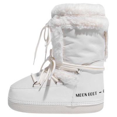 厚底MOON月亮靴白色滑雪鞋2025款