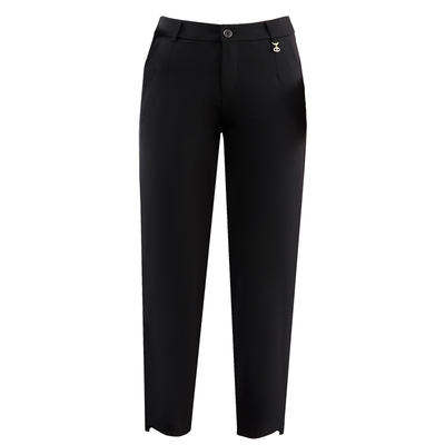 西裤女黑色小脚九分裤哈伦裤