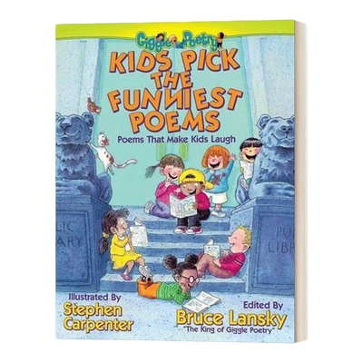 英文原版 Kids Pick The Funniest Poems  孩子们挑选的最有趣的诗  精装 英文版 进口英语原版书籍