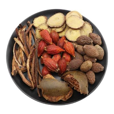 橘红栀子甘草罗汉果胖大海