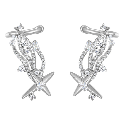 KITSH流星耳钉耳骨夹女925银针