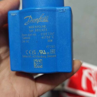 议价丹佛斯danfoss24V电磁阀线圈018F7397，全新原可维修