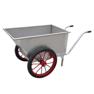 养猪养殖场用不锈钢推料车翻斗车