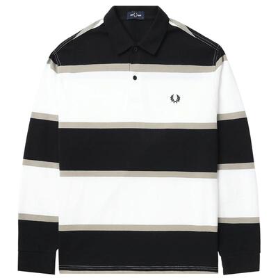 休闲长袖POLO衫FREDPERRY