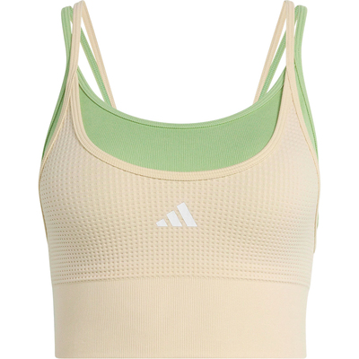 Adidas/阿迪达斯正品2026女士针织紧身亲肤美背运动内衣KQ5242