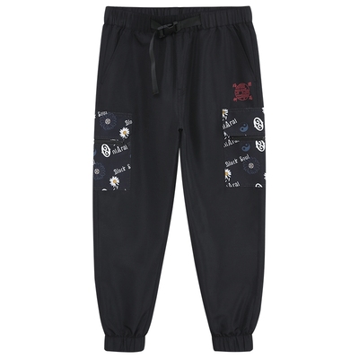 鬼洗菊系列工装休闲裤