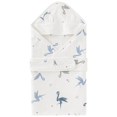 乖奇熊新生儿宝宝纯棉抱被