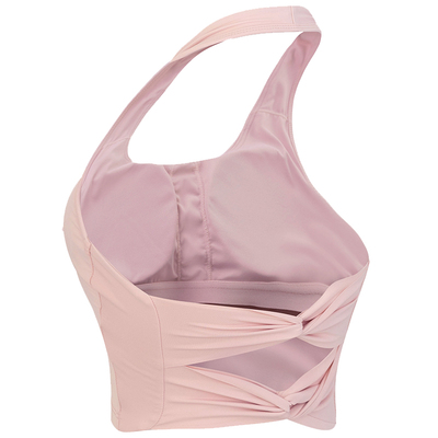 健身女孩交叉美背挂脖运动内衣