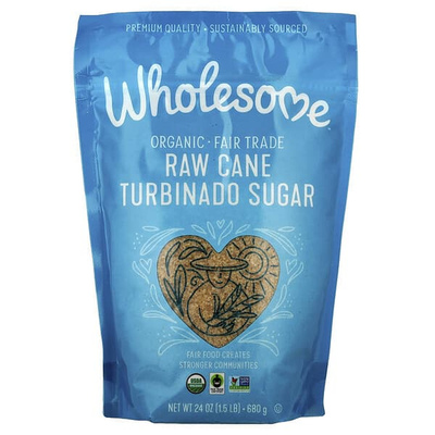 Wholesome Sweeteners,有机红糖，未加工蔗糖，1.5 磅（24 盎司）