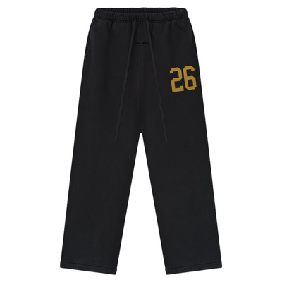 Essentials简约垂感纯棉阔腿卫裤