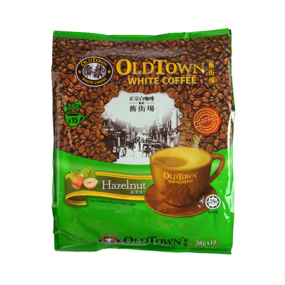 旧街场马来西亚无糖榛果味白咖啡