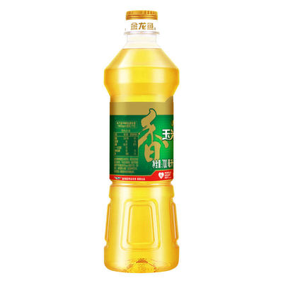 金龙鱼零反式脂肪鲜榨甜香玉米胚芽油700ml非转基因压榨食用油