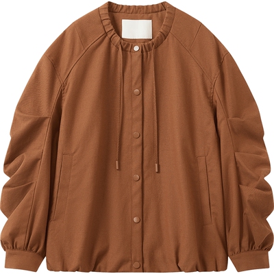 播运动风松弛感短外套秋季休闲宽松上衣DDS4WD5108