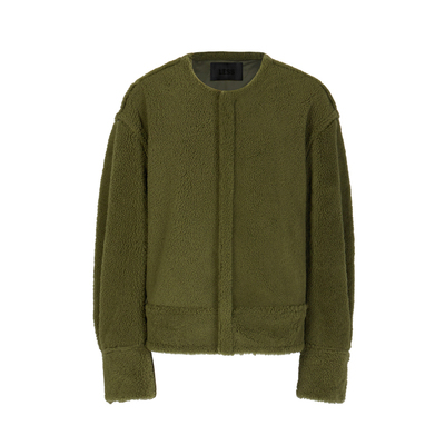 LESS复古宽松短款皮草外套