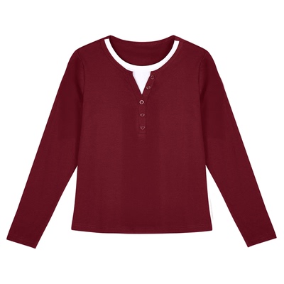 2026早春薄款长袖减龄打底T恤