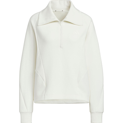 Adidas/阿迪达斯正品2025秋季款女士日常翻领耐穿套头衫KF2544