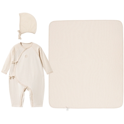 【商场同款】英氏婴儿礼盒衣服用品三件套新款送礼新生儿礼盒