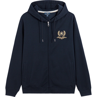 布克兄弟25男士连帽卫衣外套