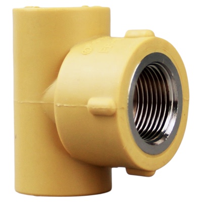 中财ppr热水管内螺纹三通饮用水