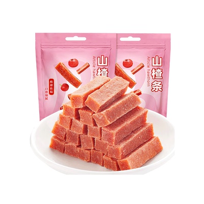 比比赞山楂条果脯休闲零食小吃