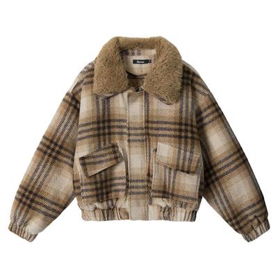 无可奈何宽松短款棉衣外套女潮