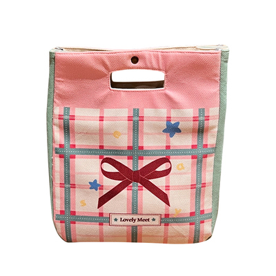 蝴蝶结饭盒包上班族打工人便携