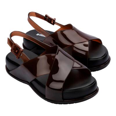 Melissa/梅丽莎女士厚底交叉带日常通勤休闲凉鞋度假沙滩鞋36047