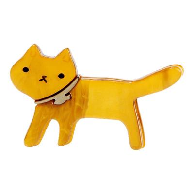 日韩可爱猫咪胸针高档女胸花别针