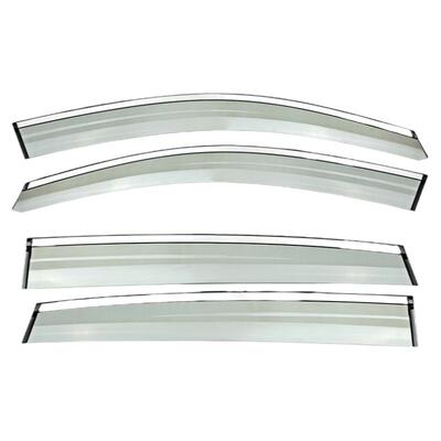 沃尔沃XC60晴雨挡改装不锈钢