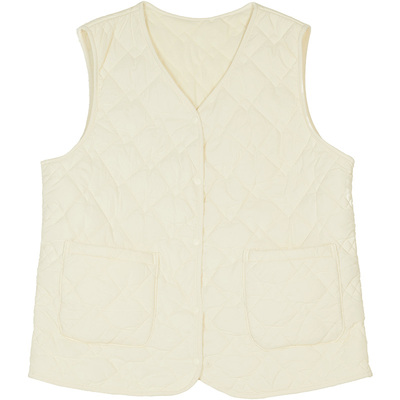 铜牛羊毛绗缝棉保暖女马