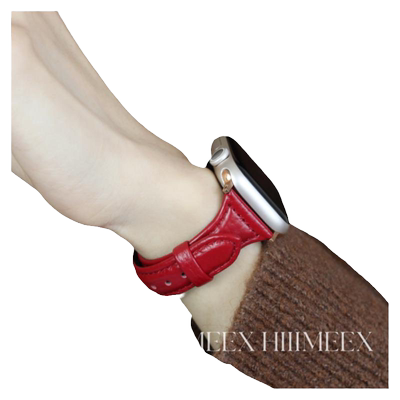 HIIIMEEX表带荔枝纹真皮小蛮腰