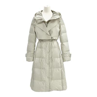 HPLY荷比俪长款拼接白鸭绒抽绳羽绒服HDD41560602