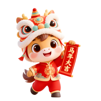 企业春节初一到初九开工电子贺卡