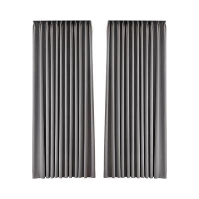 金蝉新款免打孔遮光提花窗帘