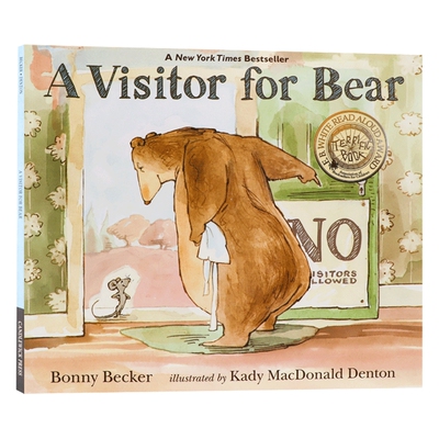 熊的访客 英文原版绘本 A Visitor for Bear 去小熊家做客 英文版儿童英语启蒙早教 亲子共读图画书 Bonny Becker 进口原版书籍