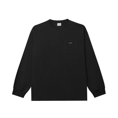 Madcloud长绒棉春秋长袖T恤男